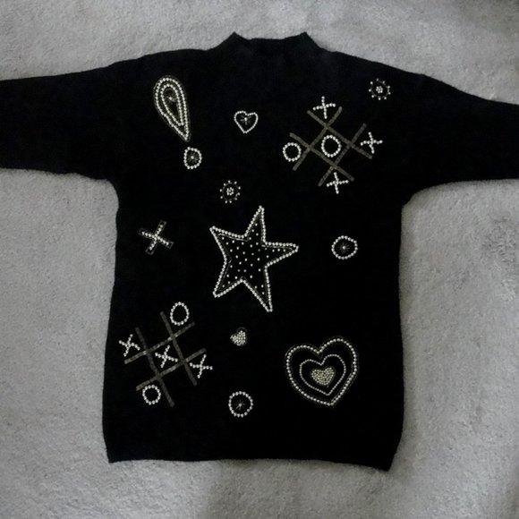 Victoria Jones Woman | Sweaters | Victoria Jones Vntg Oversized Tic Tac ...